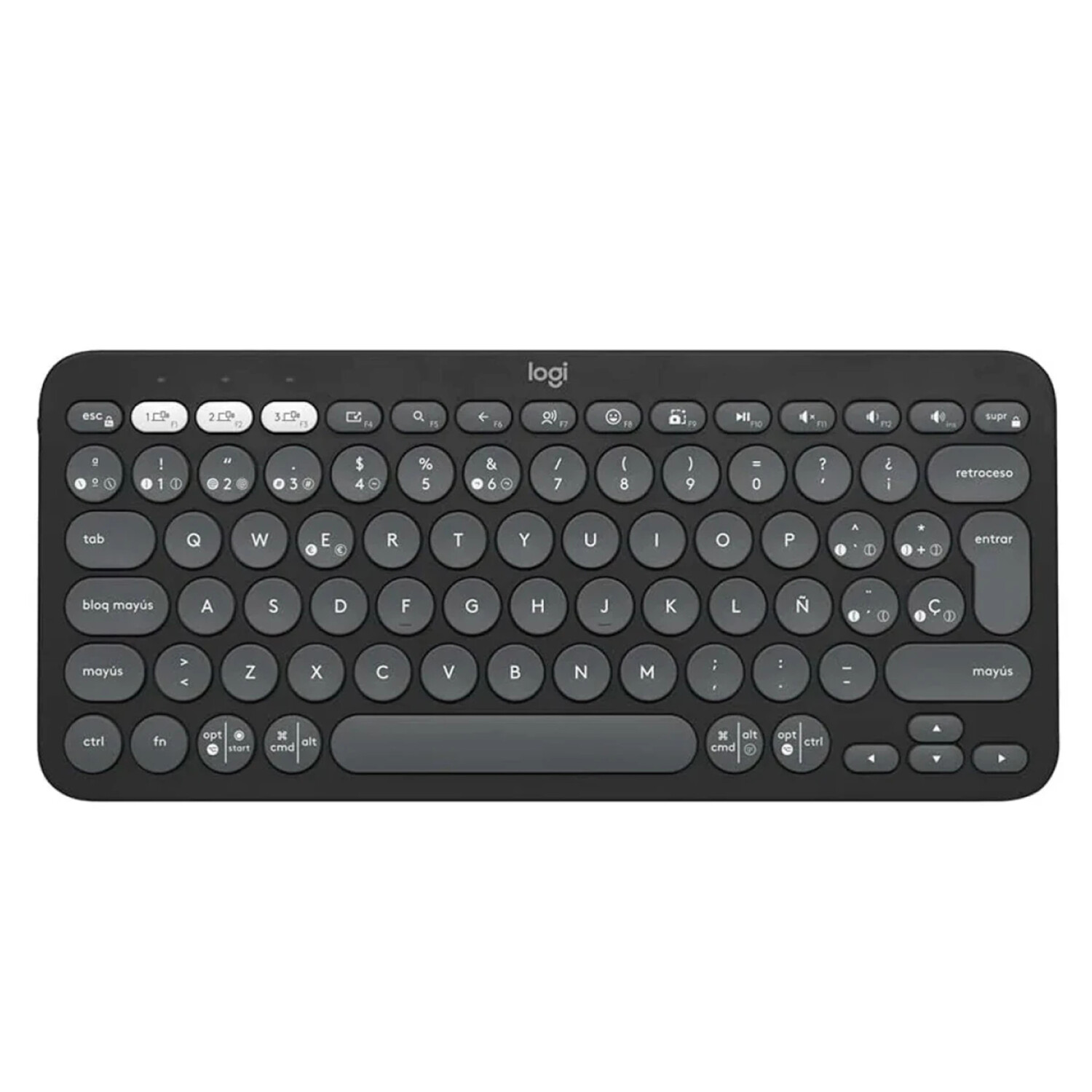 Teclado Multi-device Bluetooth K380s Black Spa — Zonalaptop