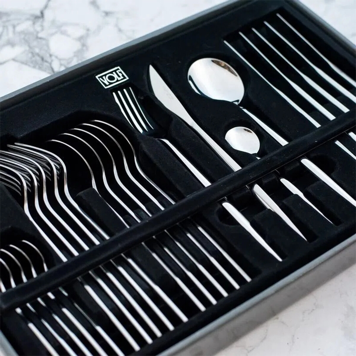 Set de cubiertos Sonic Box 24 piezas Volf — BBVA