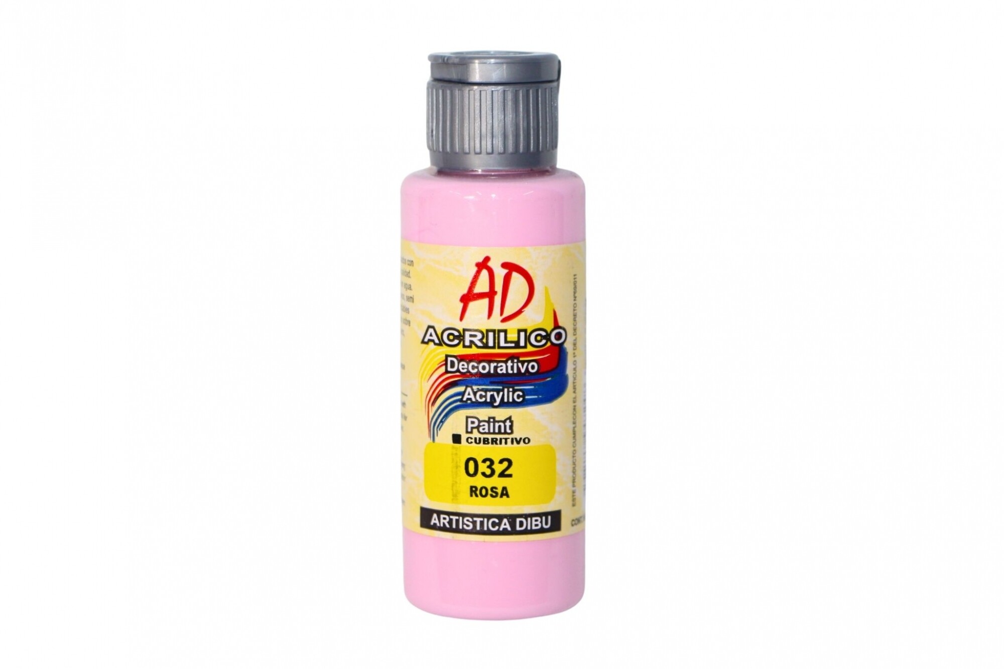 PINTURA ACRILICA ARTISTICA DIBU 60 ML. DIFERENTES COLORES - COLOR ROSA ...