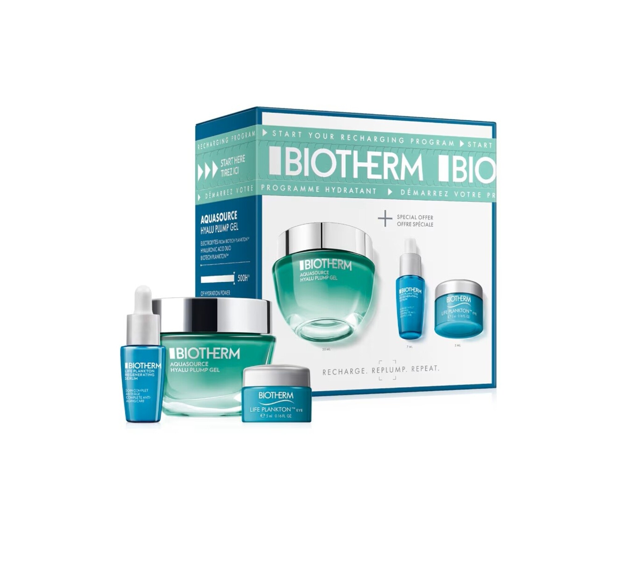 Set Biotherm Aquasource rutina de hidratación — Farmacia Don Bosco
