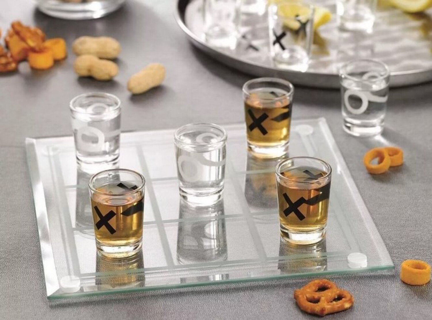 Juego de mesa TATETI con shots para previa — Rumba