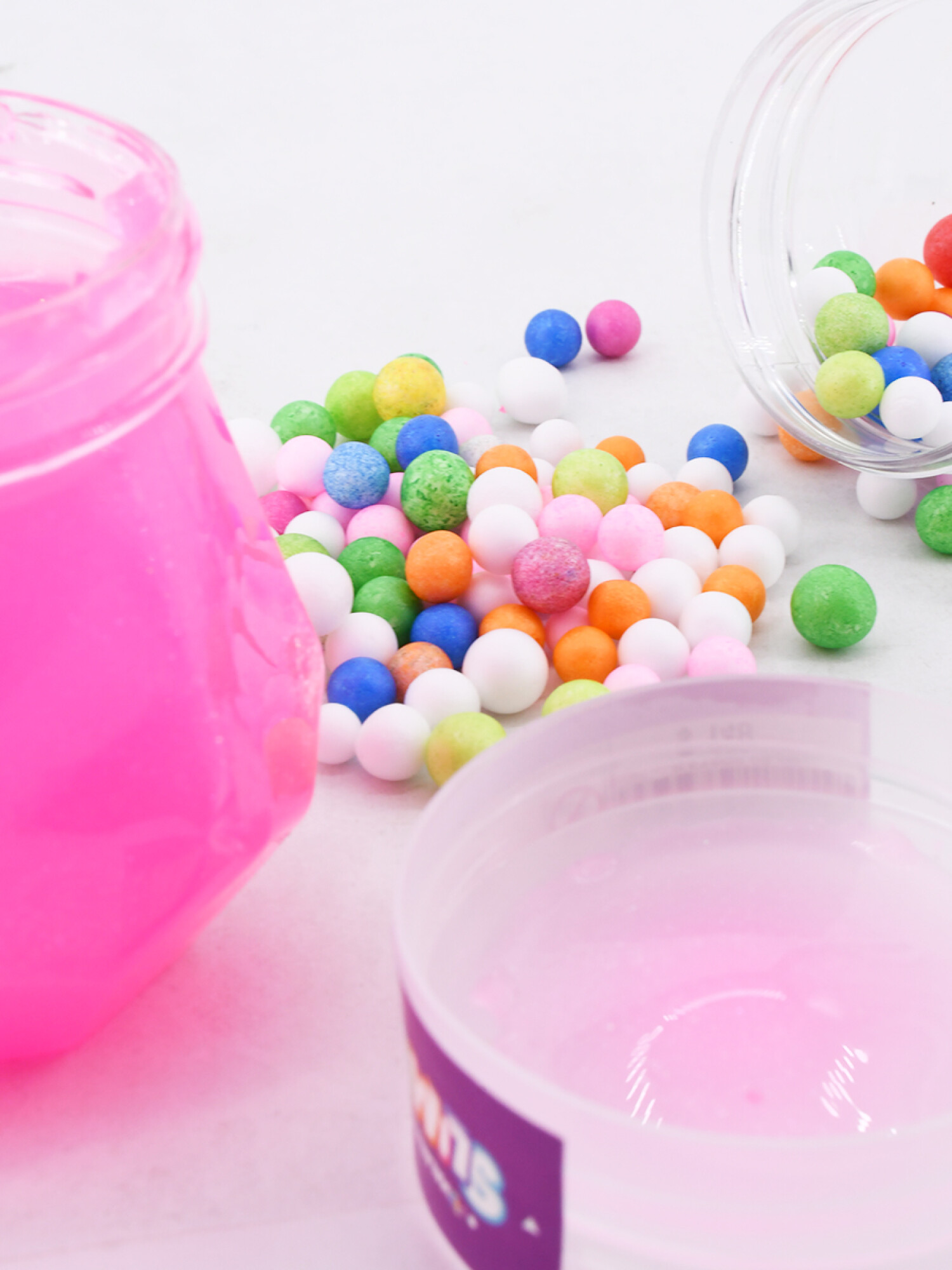 SLIME COLOR BOLLS - ROSADO — Guapa