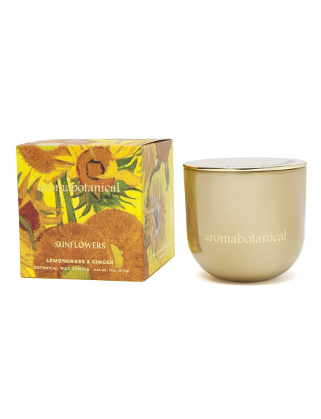 VELA VAN GOGH 310G SUNFLOWERS JENGIBRE DE LIMON — Deco Hogar