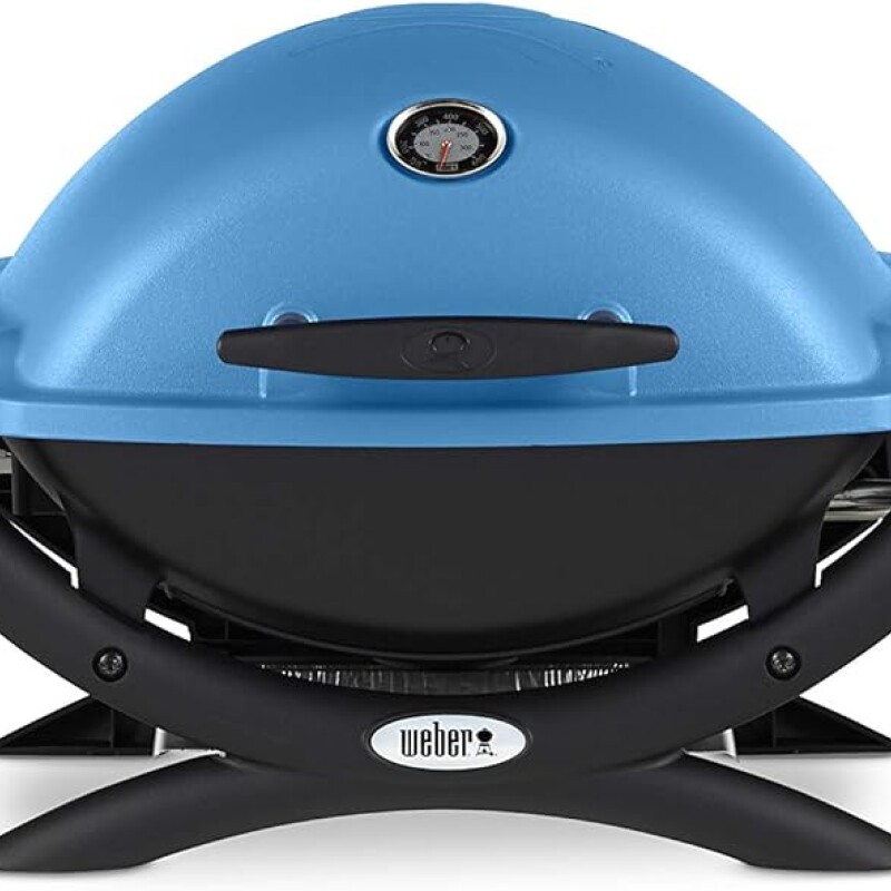 Weber Q1200 azul — BBQ Uruguay