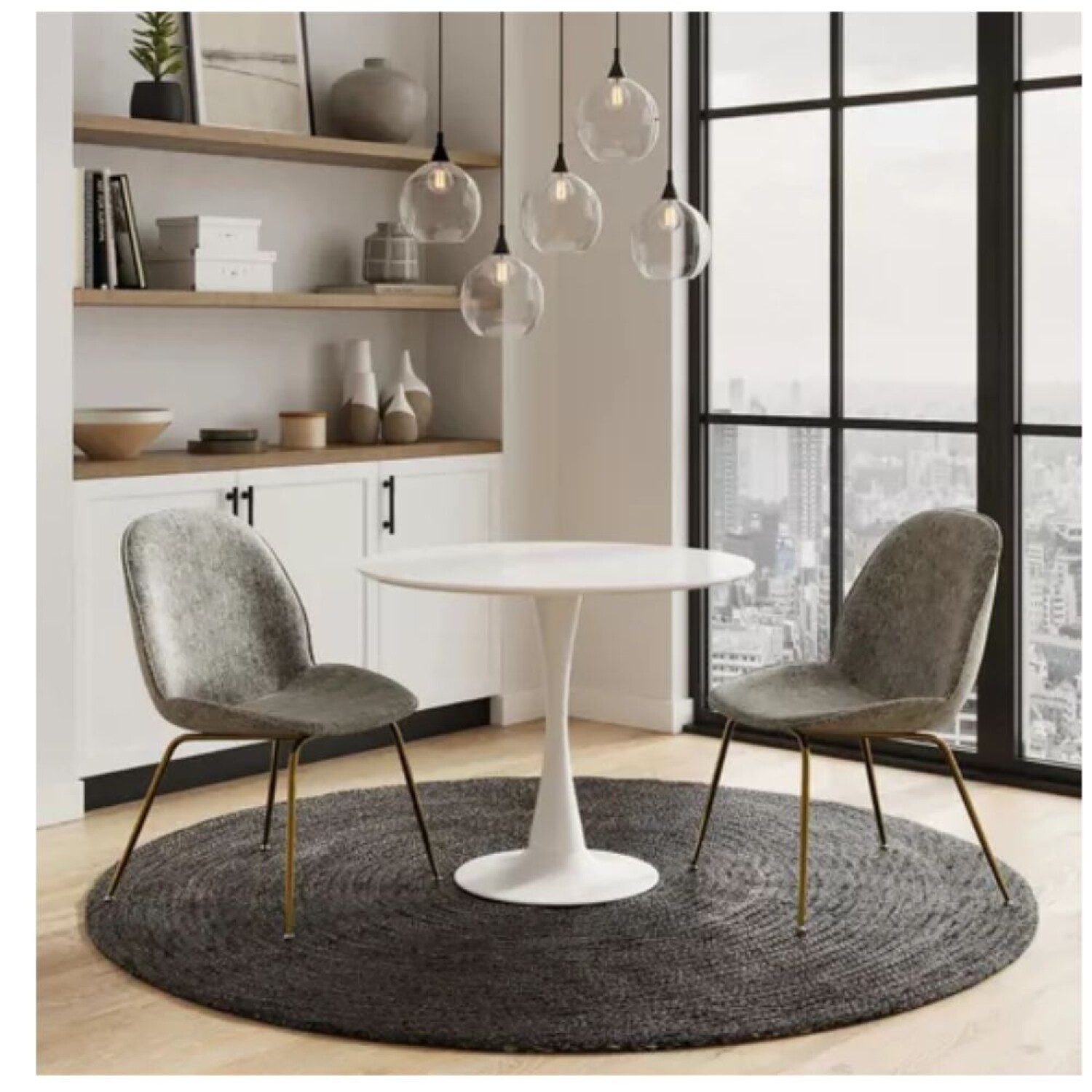 Mesa Tulip 60 cm - Blanco — La Cueva Muebles
