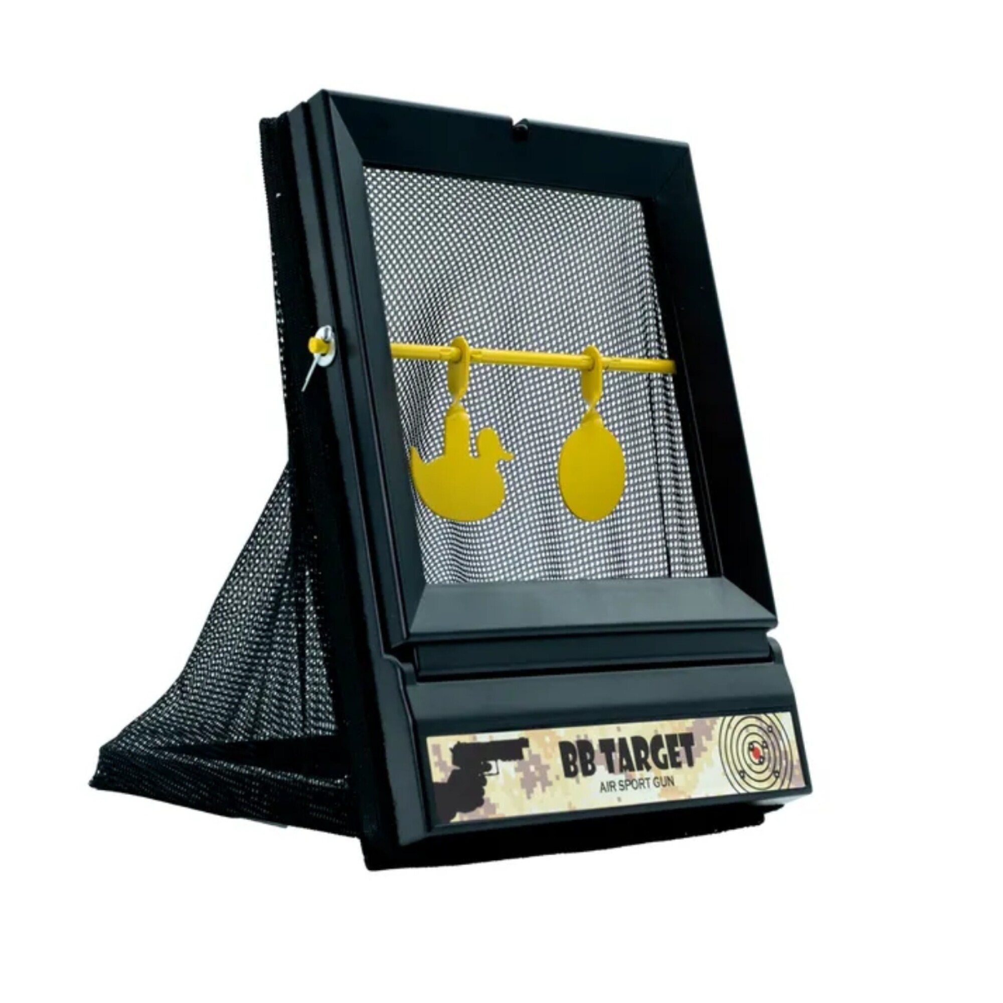 Trampa para diana y balines, 17 x 17 cm, con 2 spinners metálicos ...