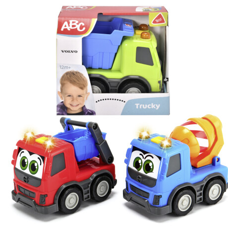 ABC Camiones de construcción 13 cm Con luces y sonidos — Universo Binario
