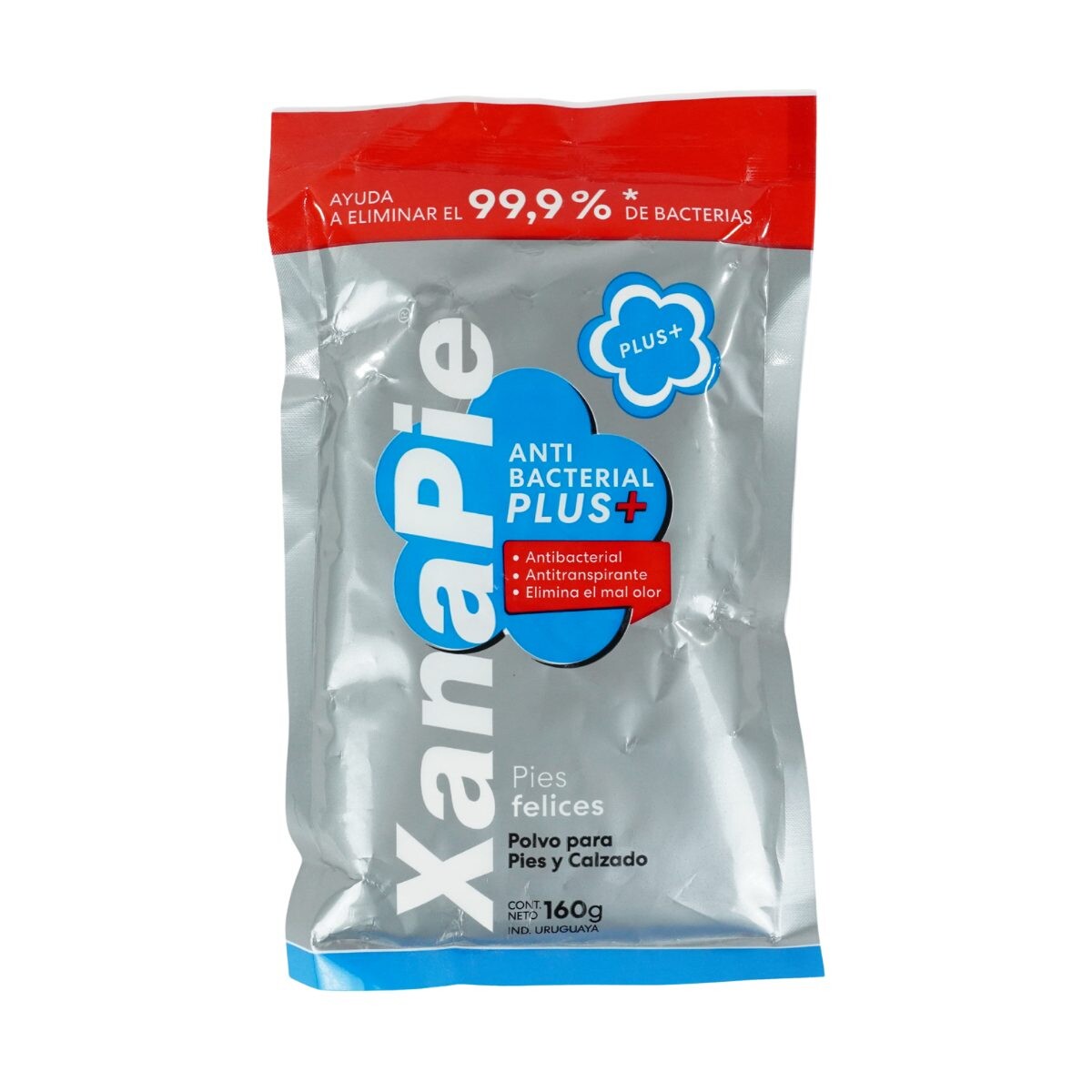 Talco pédico Xanapie antibacterial plus — El Clon