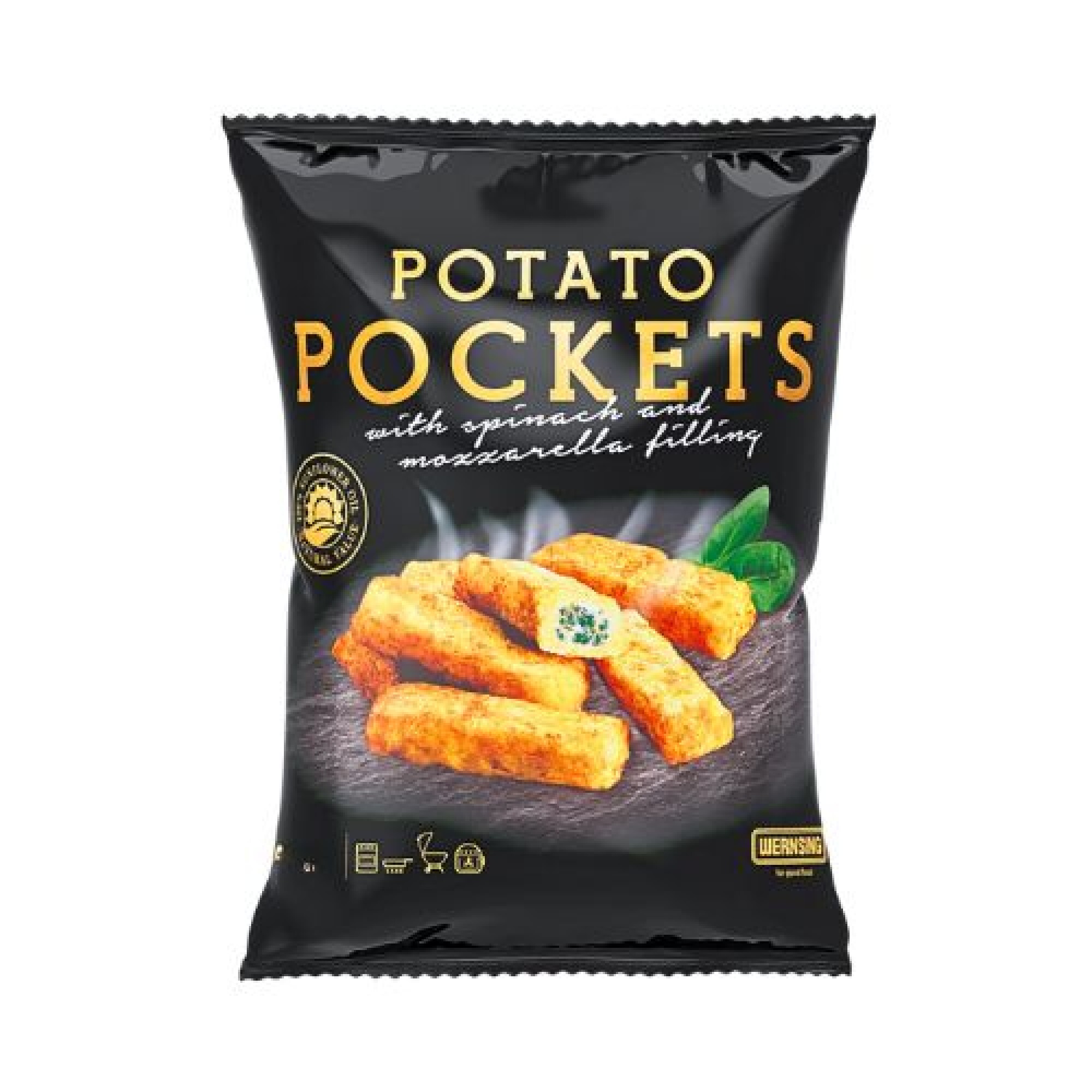 Bastones de Muzzarella y Espinaca Wernsing - 600 g — CONGELADOS.COM.UY