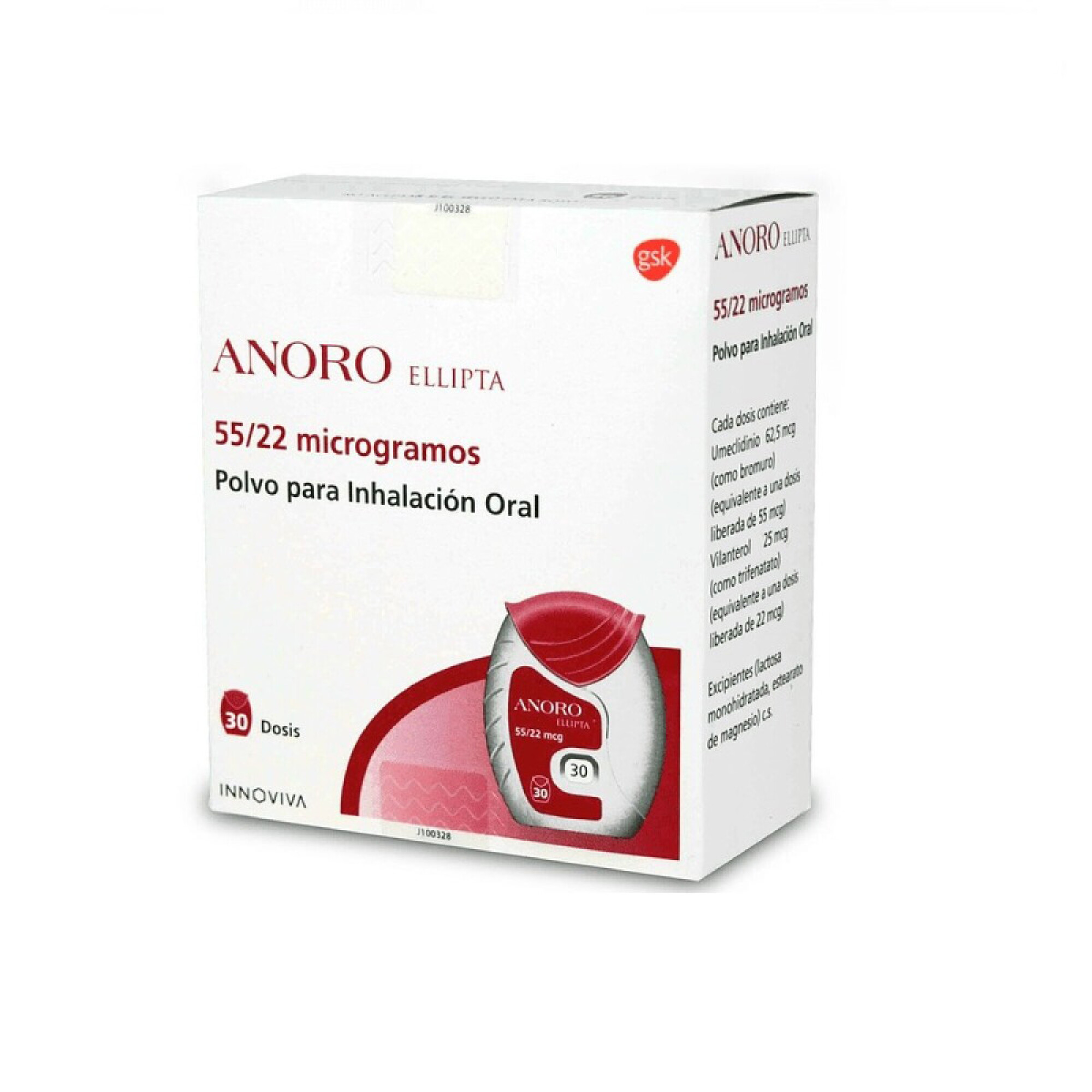 Anoro Elipta 55/22 x 30 DOS — San Roque