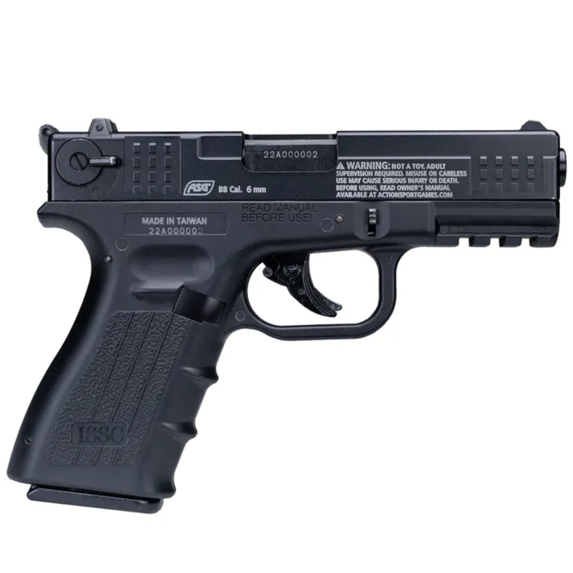Réplica Pistola ISSC M22 Blowback 6mm, Airsoft — Aventureros