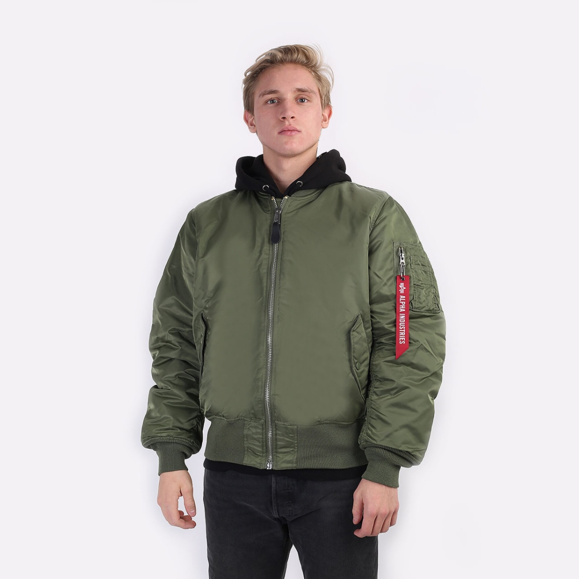 Campera Bomber MA-1 Alpha - Verde — Aventureros