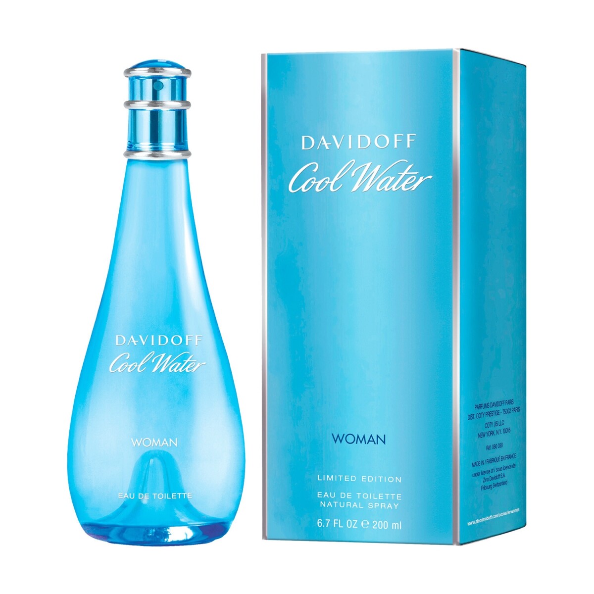 Perfume Davidoff Cool Water Woman EDT 200ml Original — Electroventas