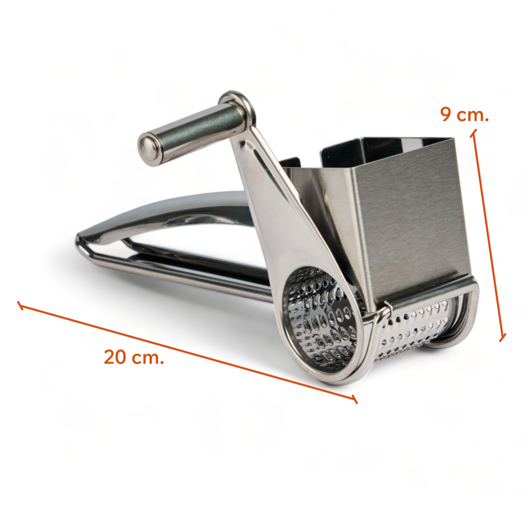 Rallador Para Queso Manual Giratorio — Casa practica