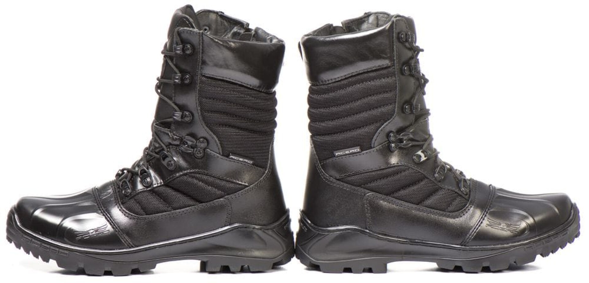 Botas tácticas Acero COMANDO - Cuero legítimo - Negro — Aventureros