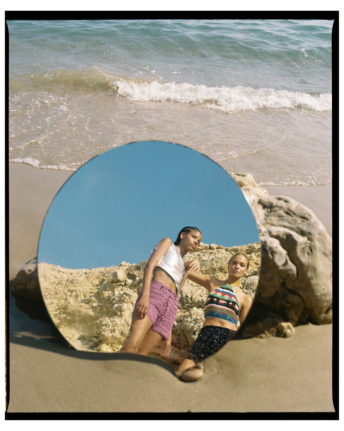 Diagonal Top - Plateado — Agnes Lenoble