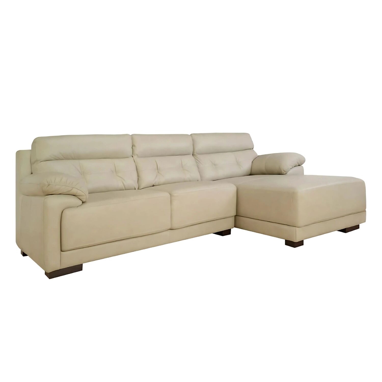 Sofá Albany - 3 cuerpos - Arena - Chaise Izq — Rustico Hogar
