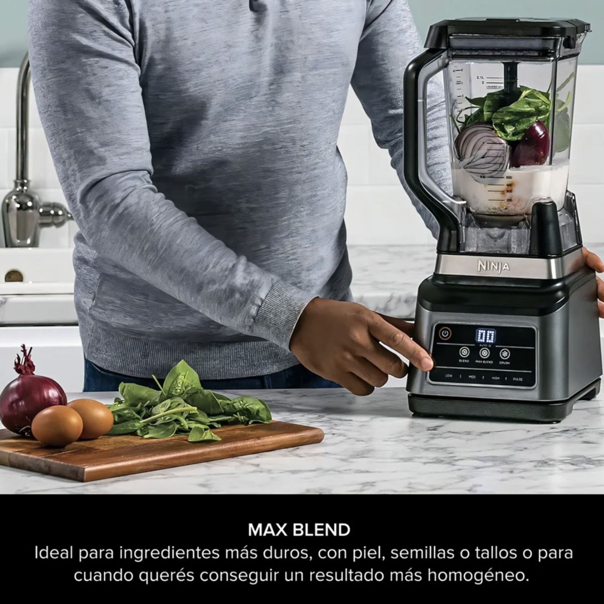 Licuadora De Vaso 2 En 1 Ninja Professional Plus — Electroventas