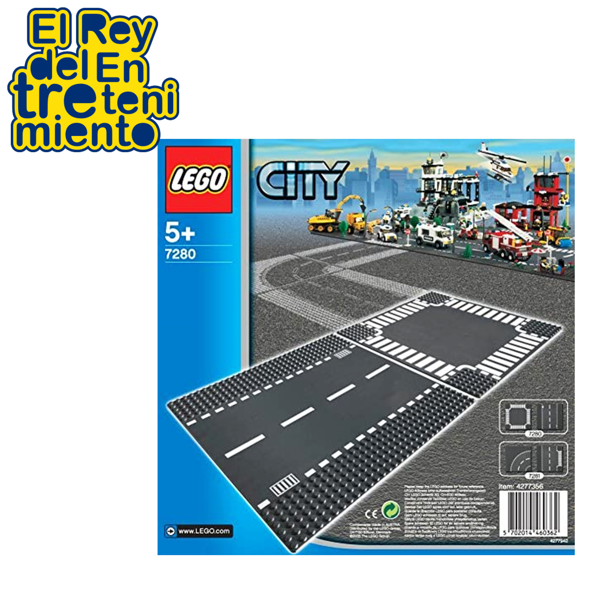 Lego City Set Base Placas Rectas Cruces Ciudad — El Rey del entretenimiento