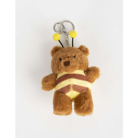 Llavero Y Charm De Peluche De Osito Abeja - Marron Medio — Tienda Soy ...