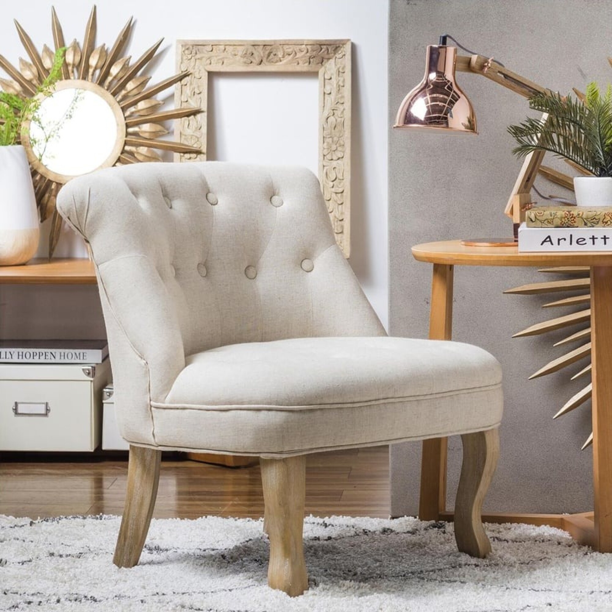 Butaca Vivaldi - Beige — Rustico Hogar