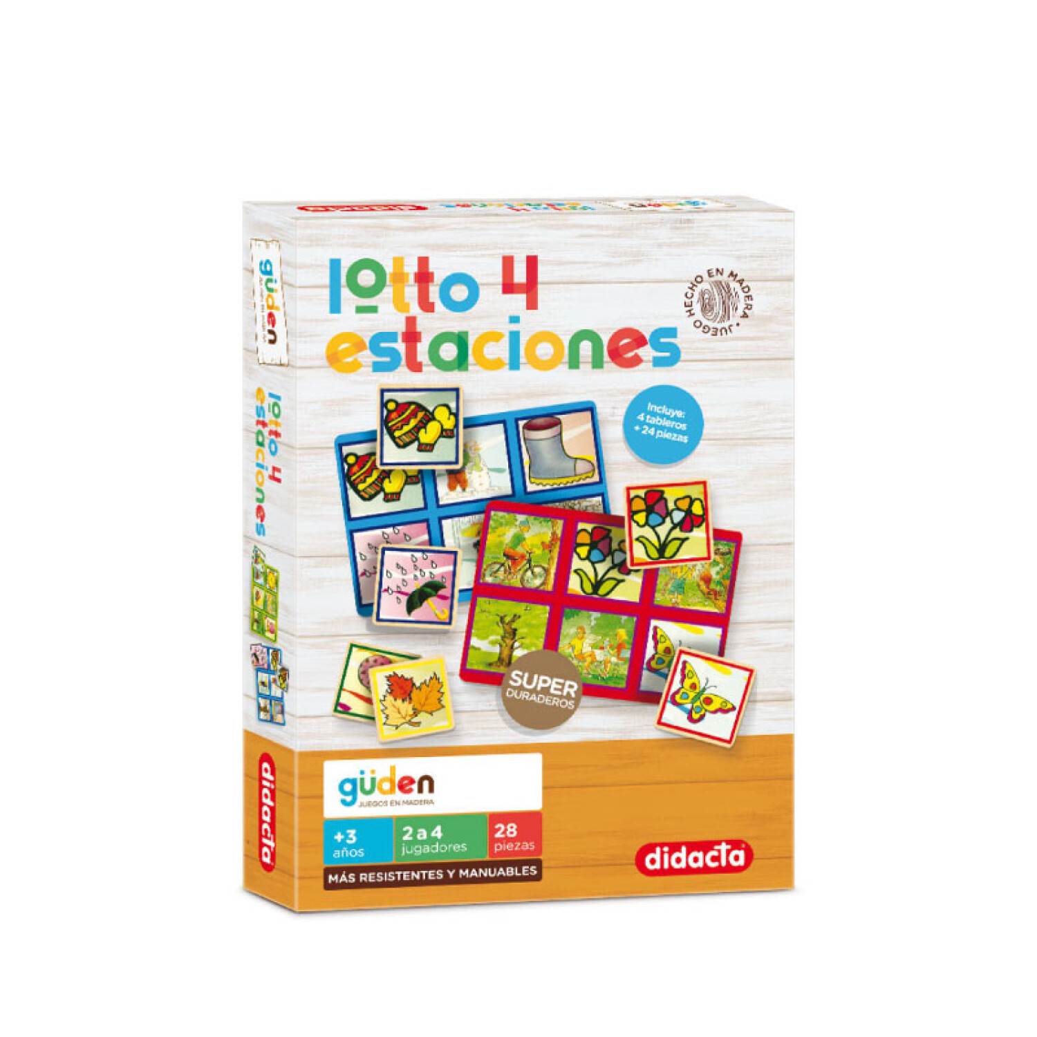 Juego De Mesa Lotto 4 Estaciones — Que Regalo