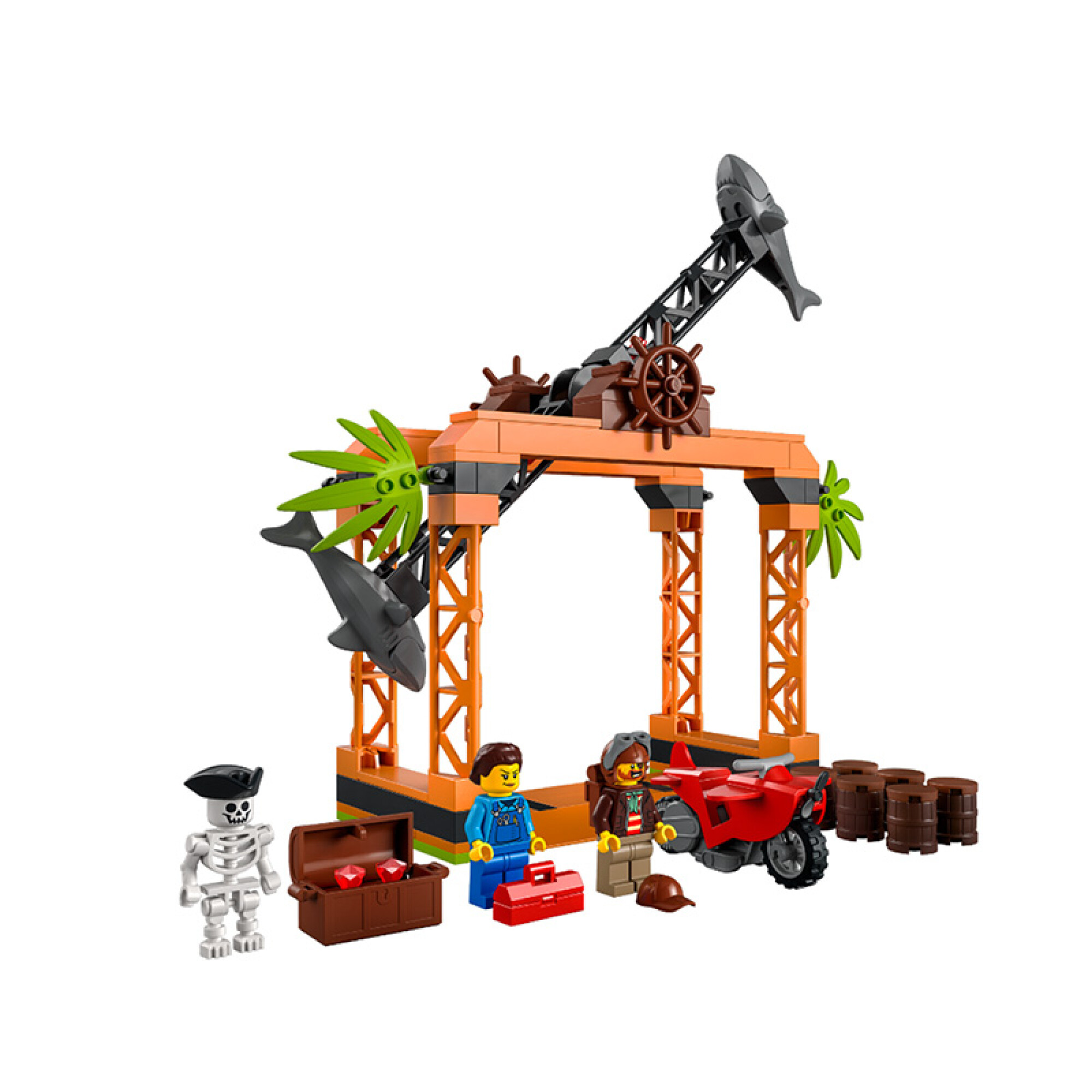 Lego Desafío Acrobático Ataque del Tiburón 122 Piezas 5+ - City ...