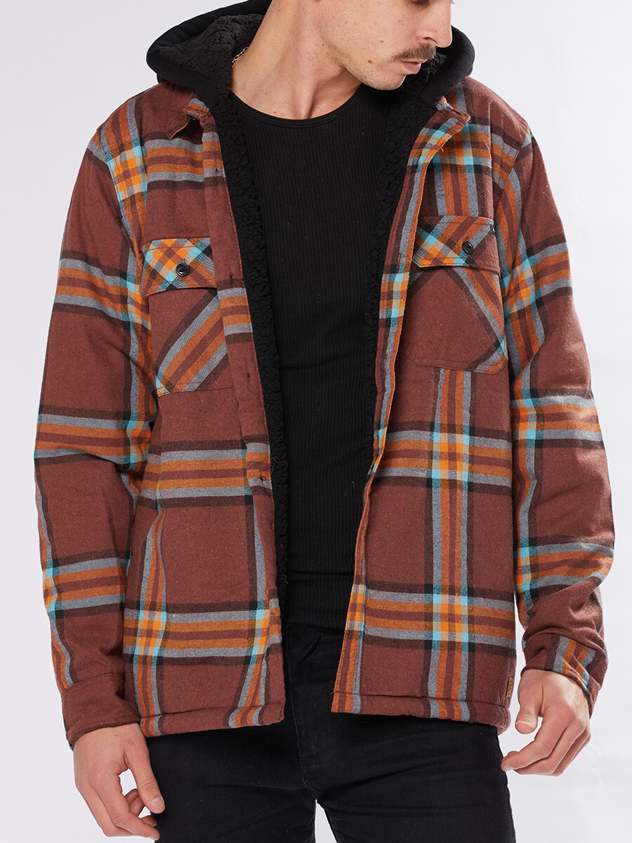 CAMISA ALONSO RUSTY - MarrÓn — Superoutlet