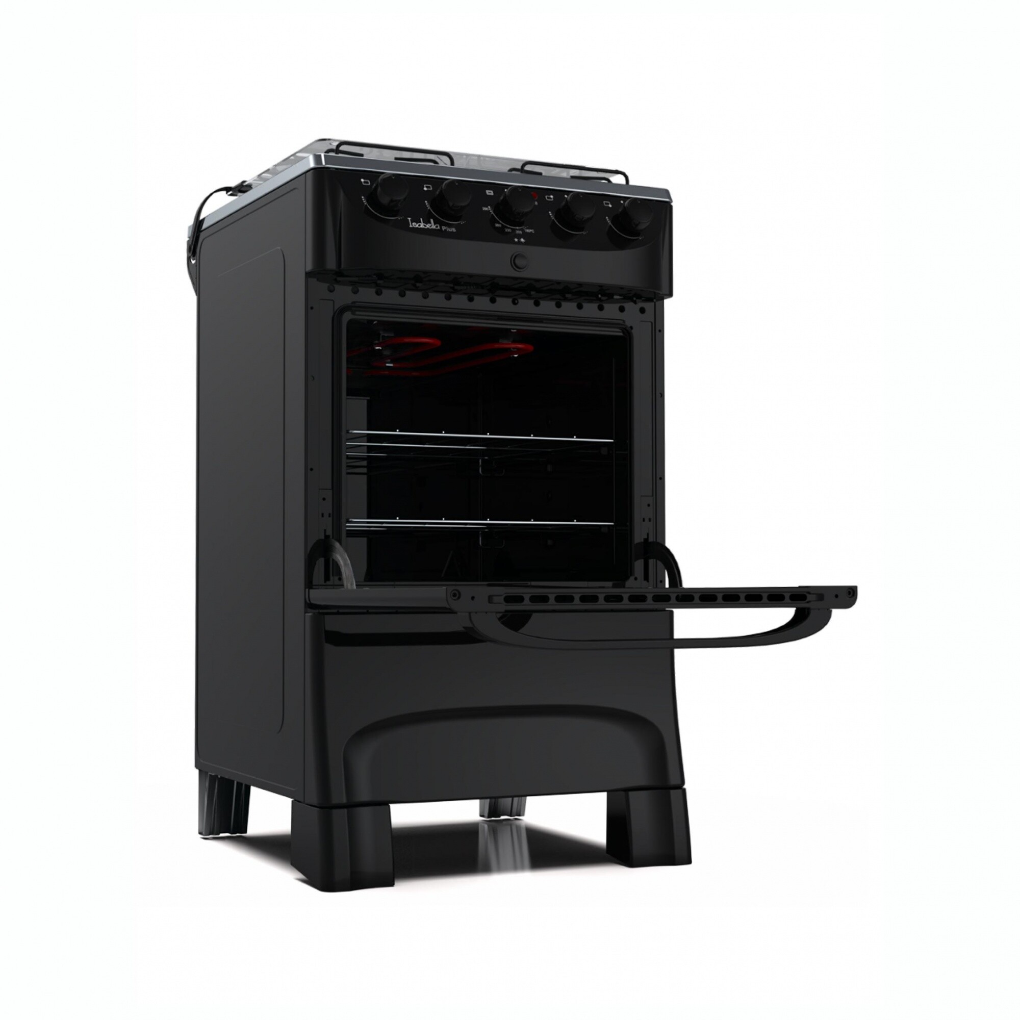 Cocina TEM Isabella Plus 4 Hornallas Con Grill Eléctrico — AMV Store