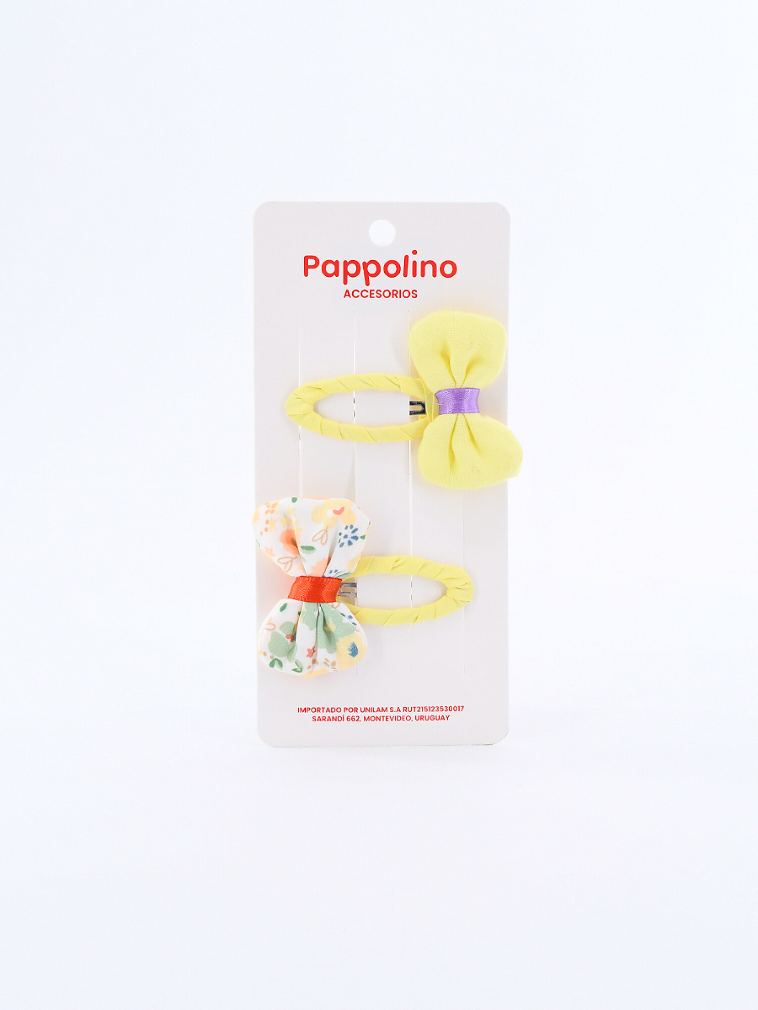 PAR DE MOÑITAS ZAPITO LIBERTY - AMARILLO — Guapa