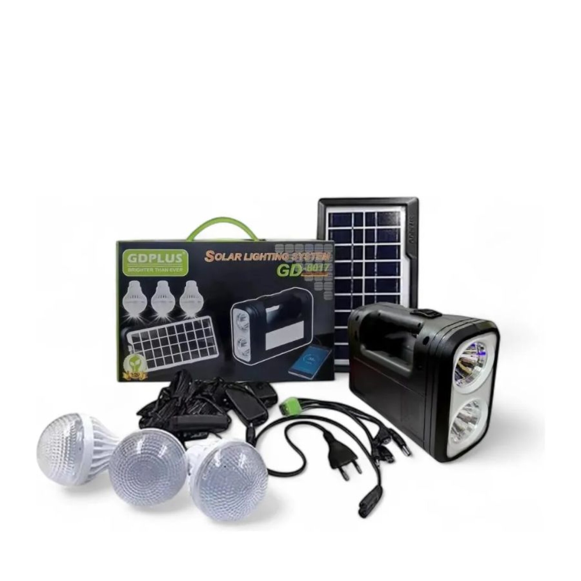 Kit De Iluminación Panel Solar Batería Recargable — Bentancor Outdoor