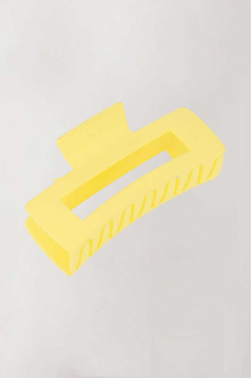 Broche de pelo rubber square - Amarillo — Tienda Soy Santander
