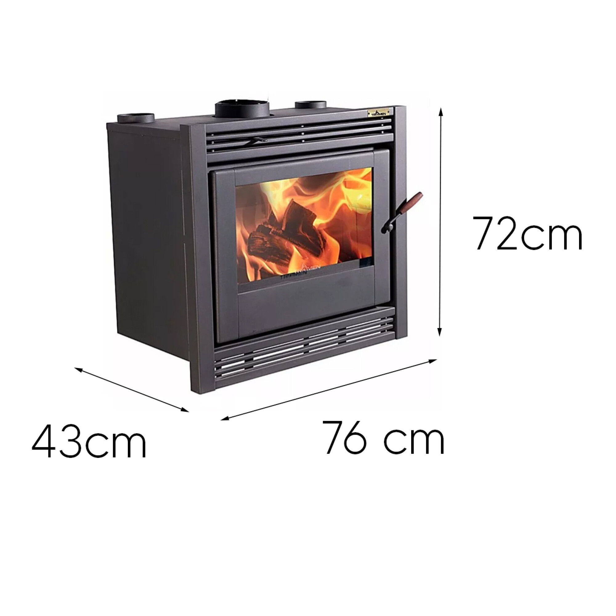 Calefactor Tromen Empotrable Hogar - CALEFACTOR TROMEN P/EMBUTIR HOGAR ...
