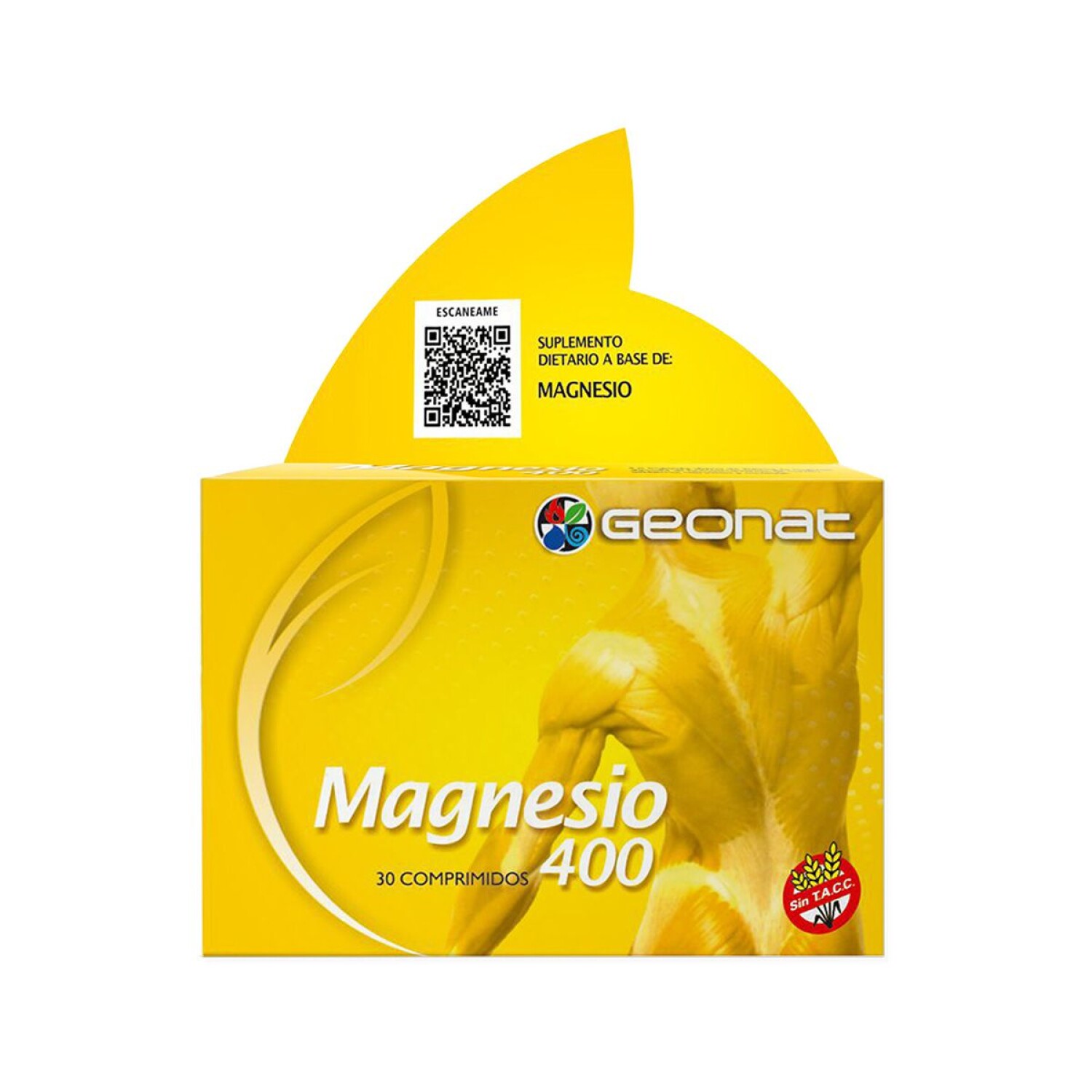 MAGNESIO 400 GEONAT CJ X 30 COMP. — Farmacenter