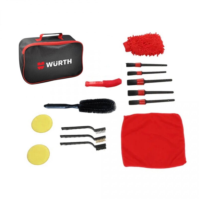 Wurth Kit Limpieza 16 Piezas Con Bolso — Rolling