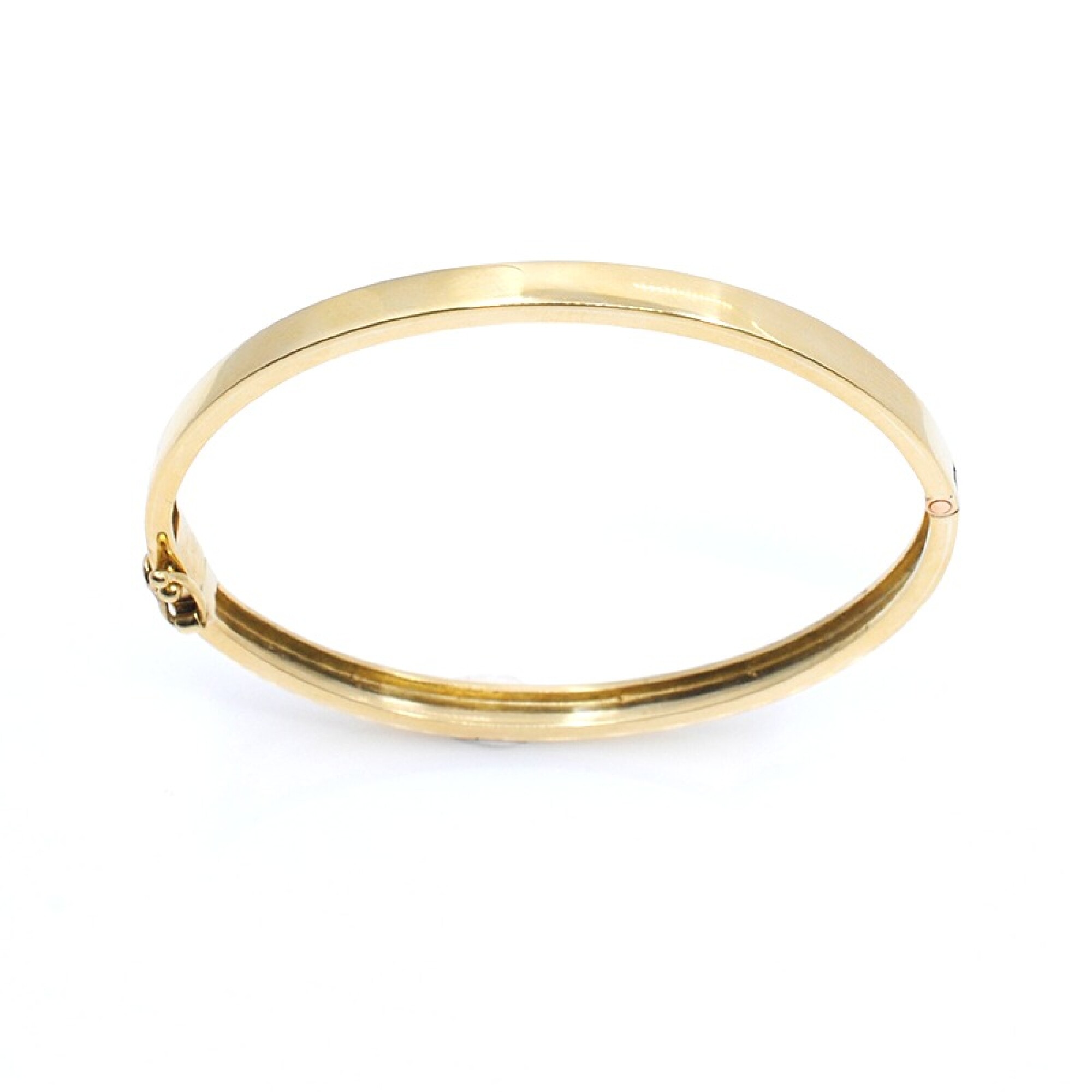 Pulsera esclava rigida en oro 18k amarillo — Facello Joyeros