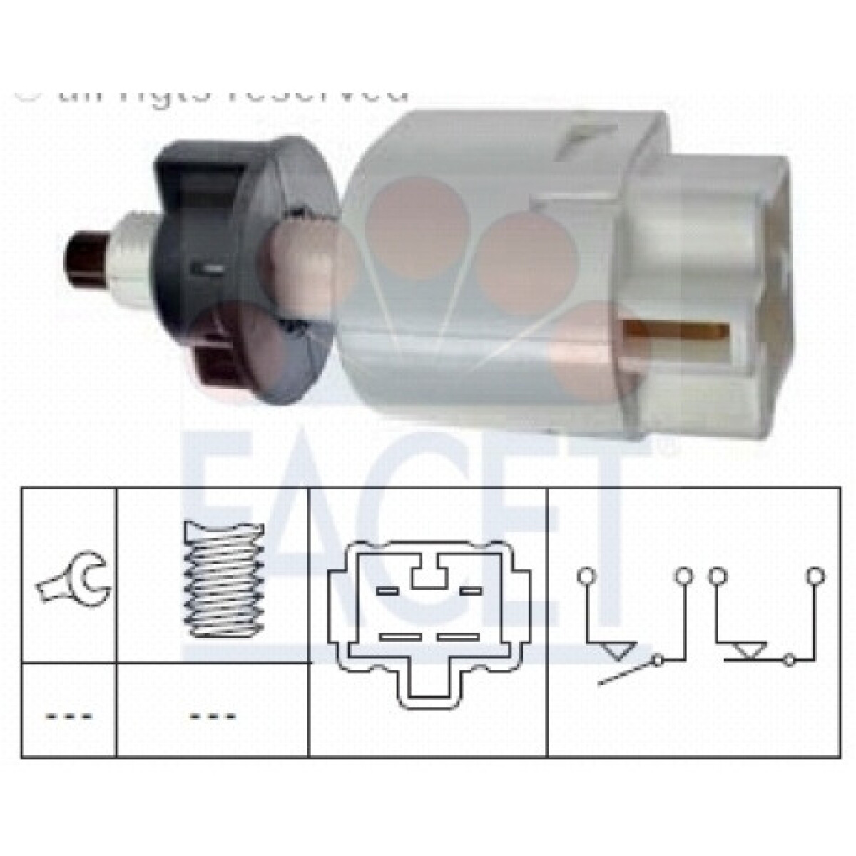 BULBO INTERRUPTOR - FRENO HILUX 05/ BYD F0 PEUG.107 VITARA SX4 HONDA - — Cymaco