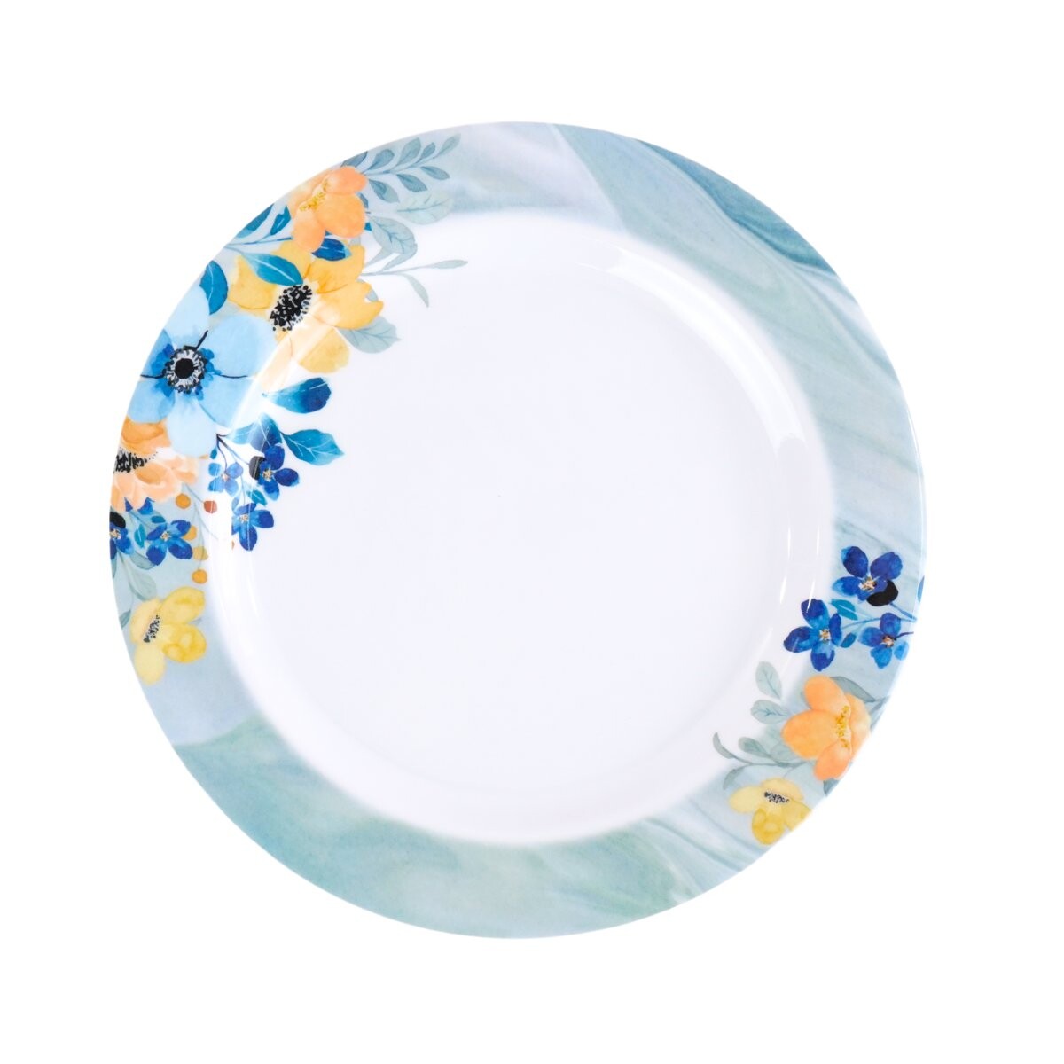 Plato de melamina para postre Flower Line — El Clon