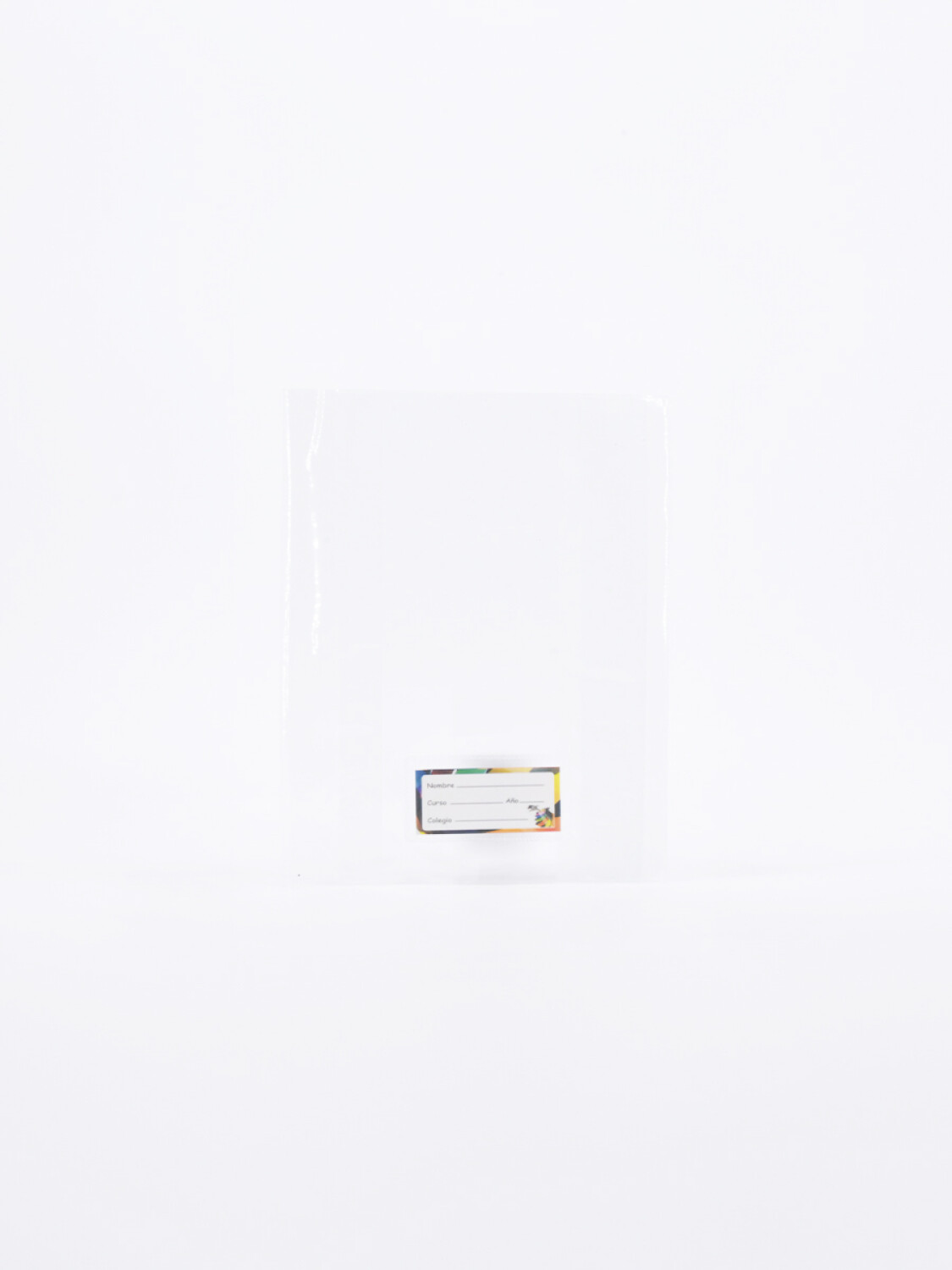 FORRO CUADERNO PVC - TRANSPARENTE — Guapa