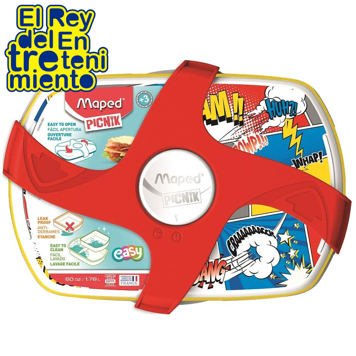 Vianda Contenedor Maped Concept Tupper C/Divisiones - Comic — El Rey ...