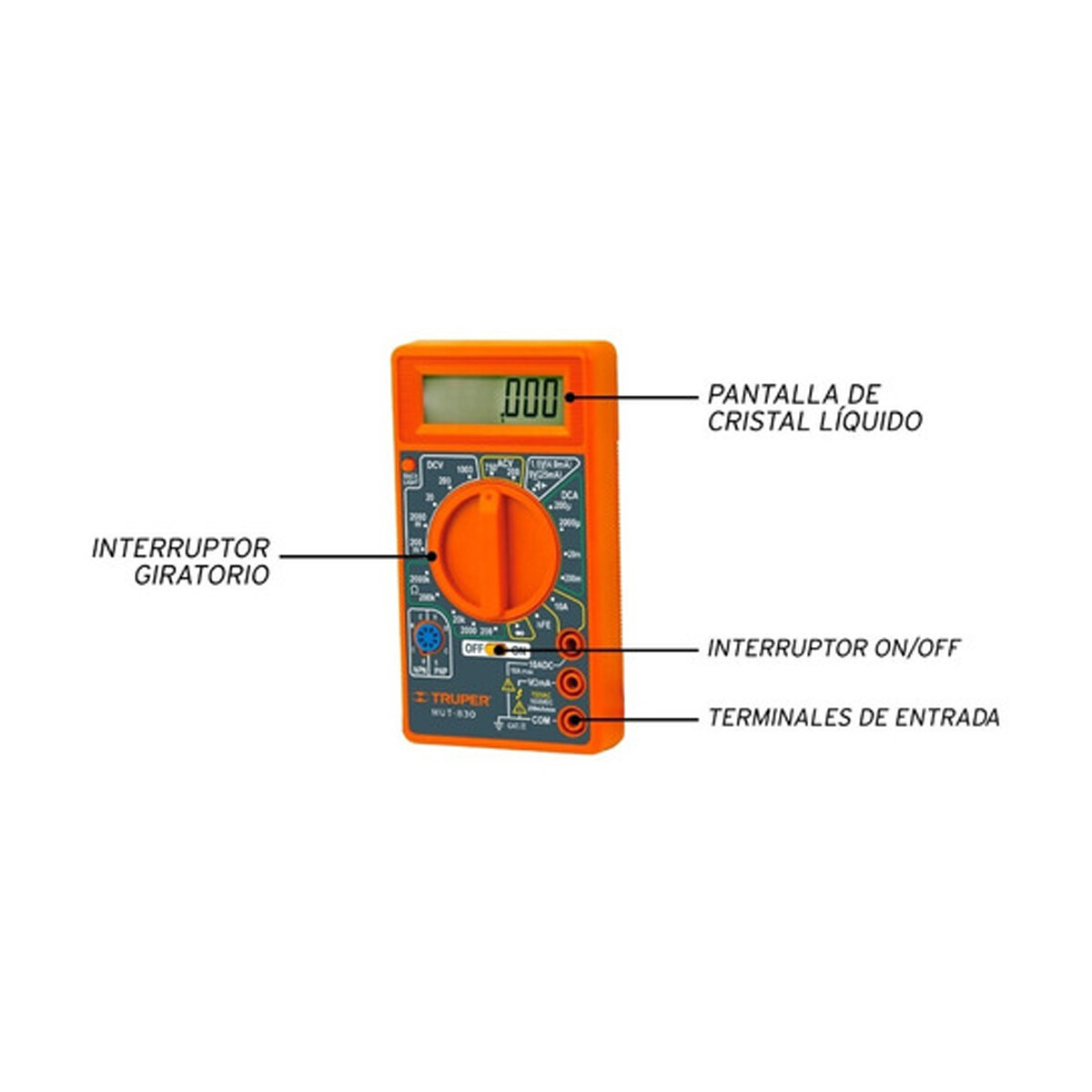 Tester Digital De Corriente — Magnum