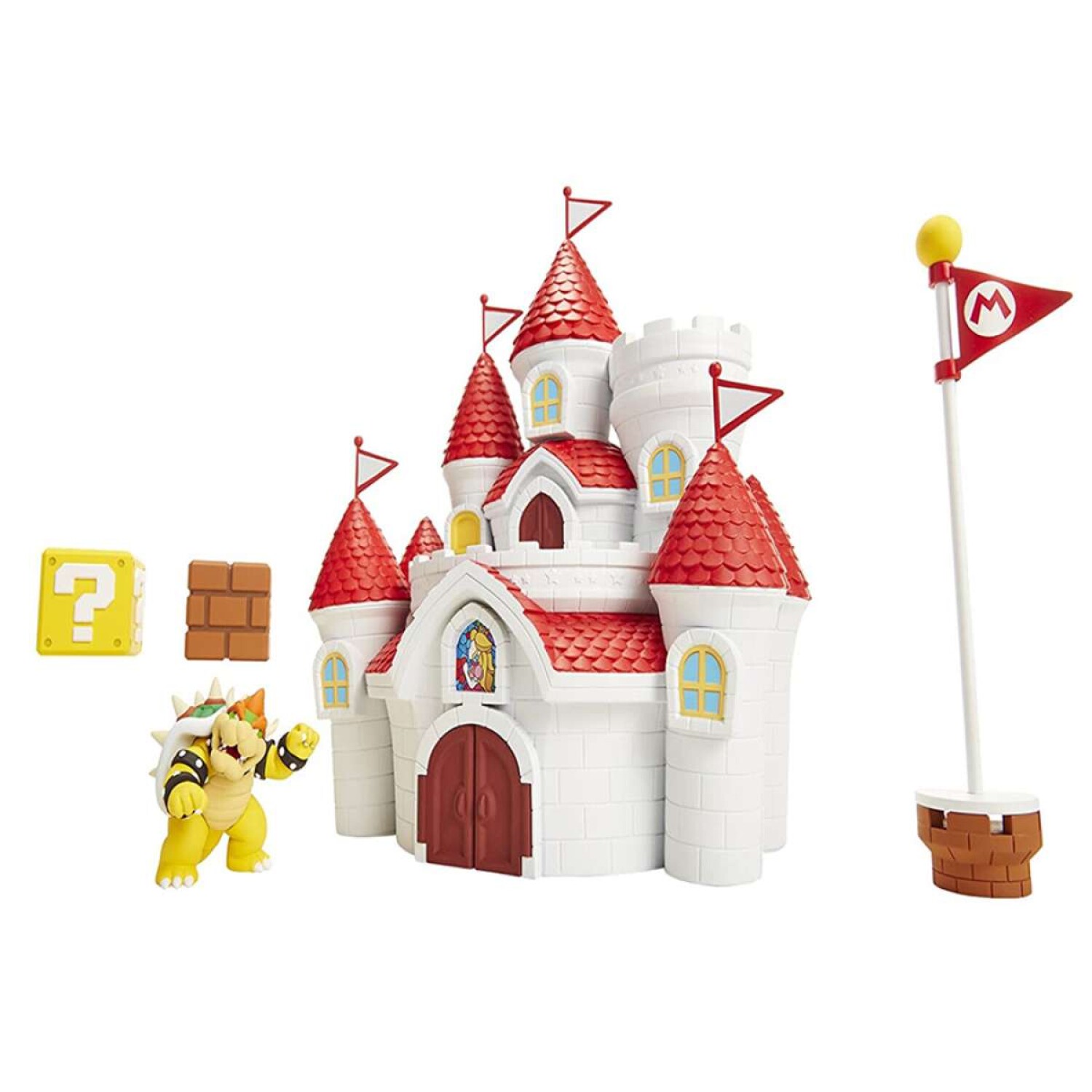 Figuras Super Mario Castillo Del Reino Champiñon - Deluxe Playset ...