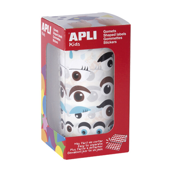 Sticker de ojos multicolor Apli — Infantozzi