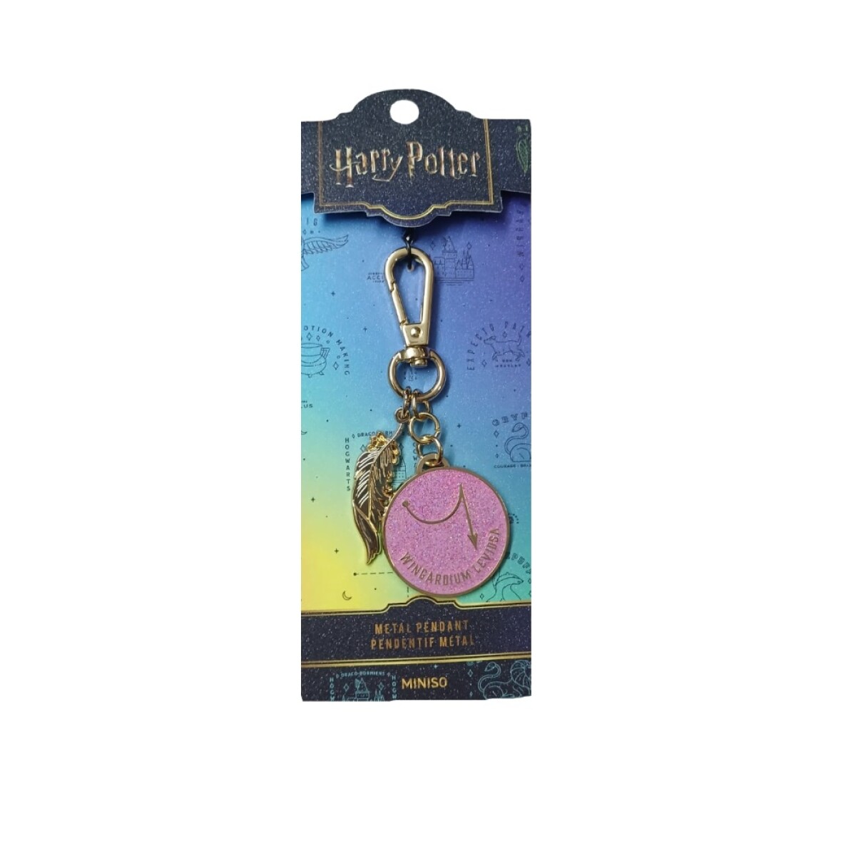 Llavero metal Harry Potter - Wingardium Leviosa — Miniso Uruguay