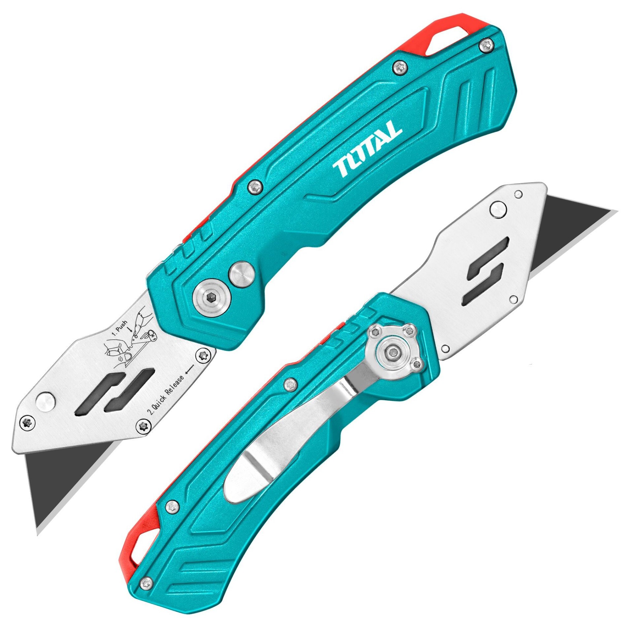 Cuchillo De Trabajo Plegable Tipo Navaja — Herramientas Total