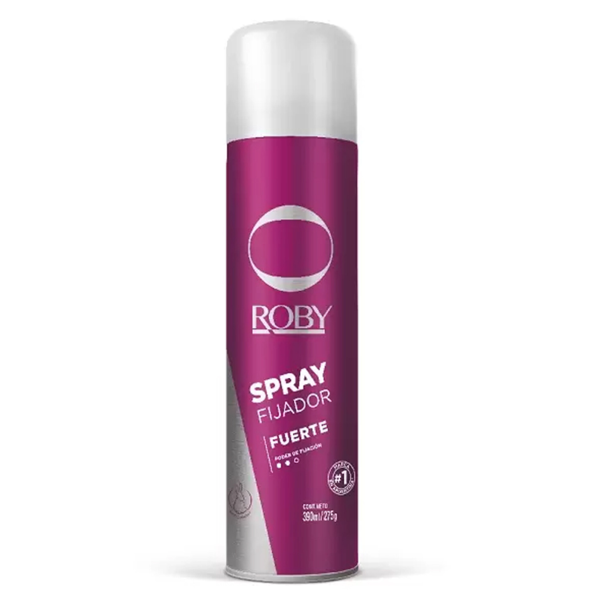 Roby spray fijador fuerte 390 ml — Farmacia Don Bosco
