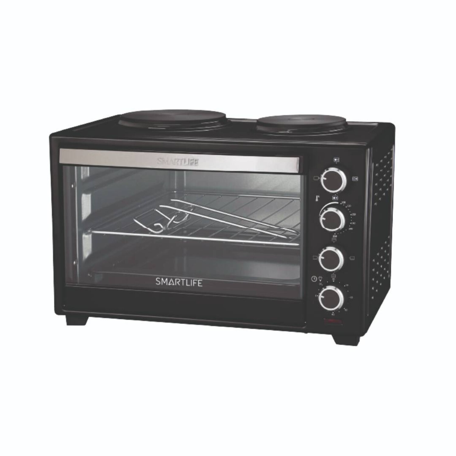 Horno eléctrico con Anafe Smartlife 38L - Negro — Tienda Soy Santander