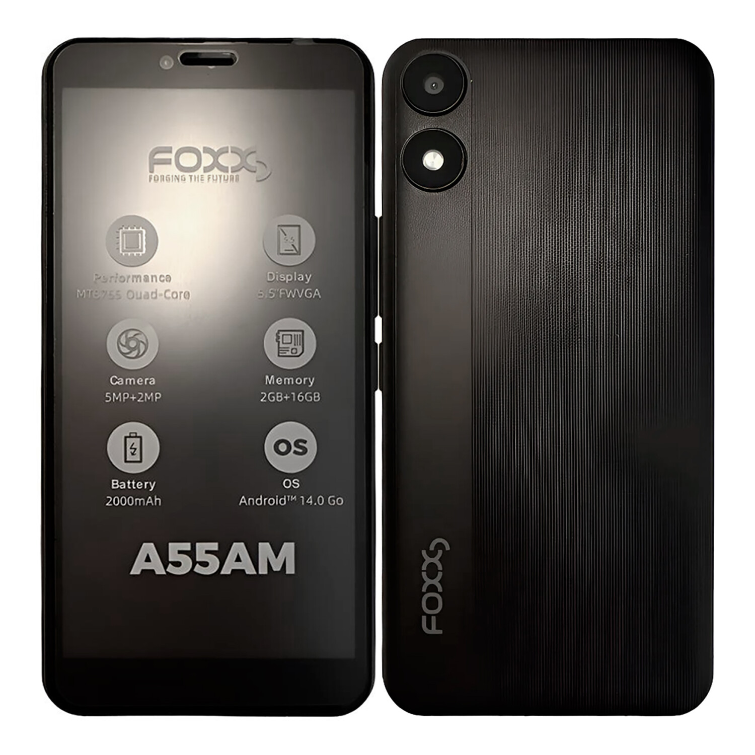 Foxxd A55AM 5,5'' 4G 2GB 16GB 5MP+2MP — Universo Binario