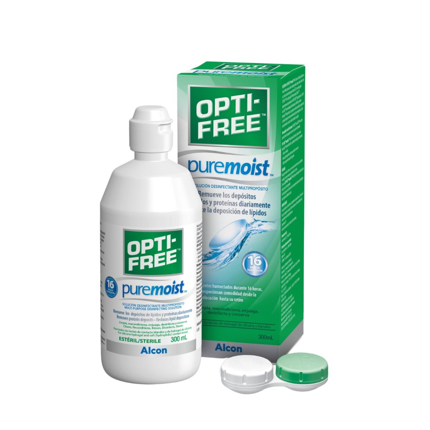 OPTI-FREE PURE MOIST SOL. MULTI.X 300 ML — Farmacenter