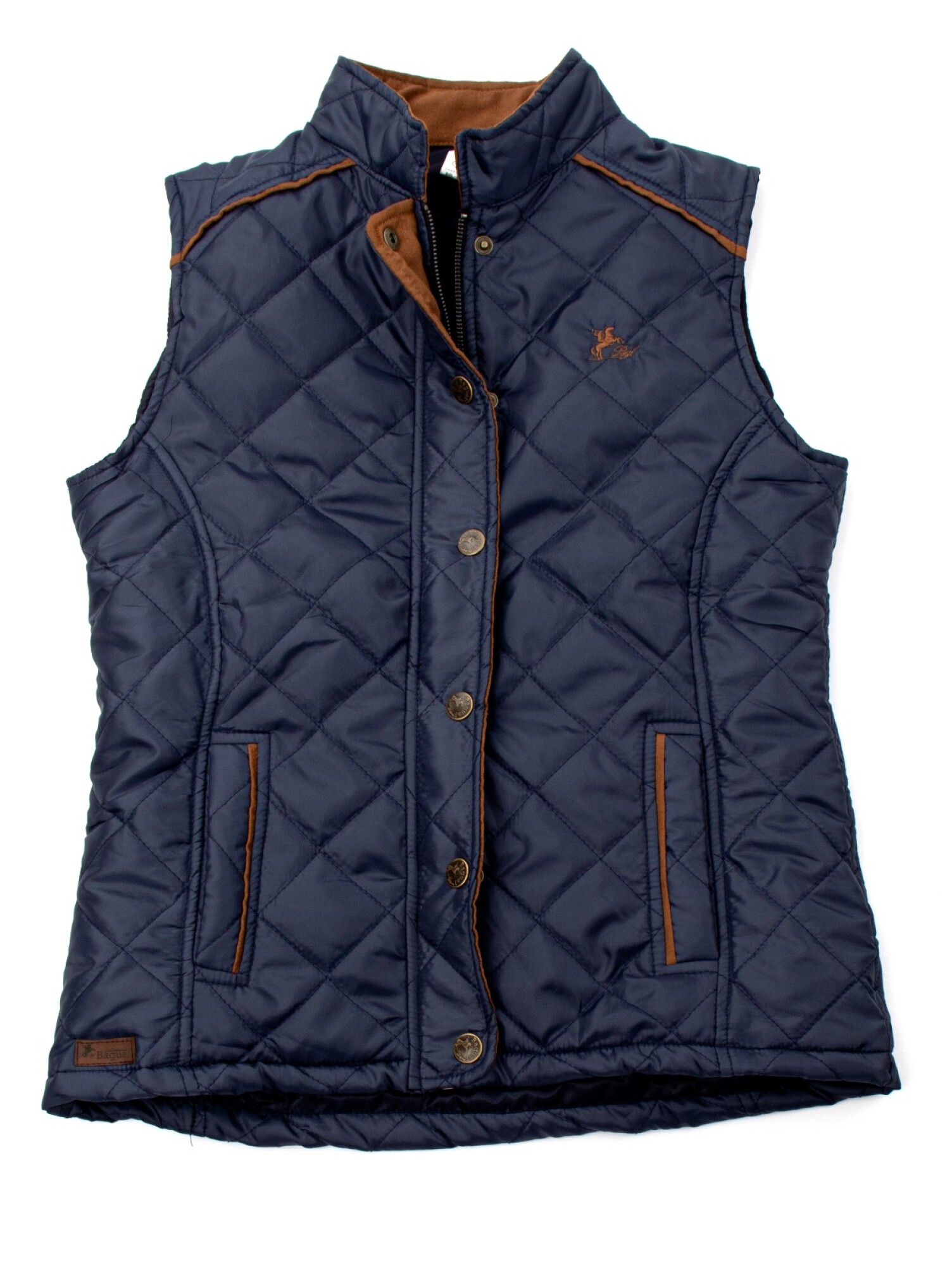 Chaleco capitoneado Dama Liviano - Azul — Bagual